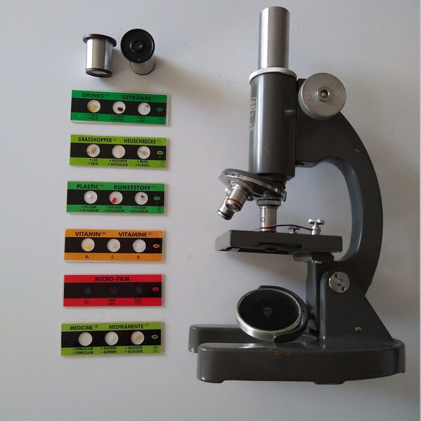 Vintage Microscope - Etsy