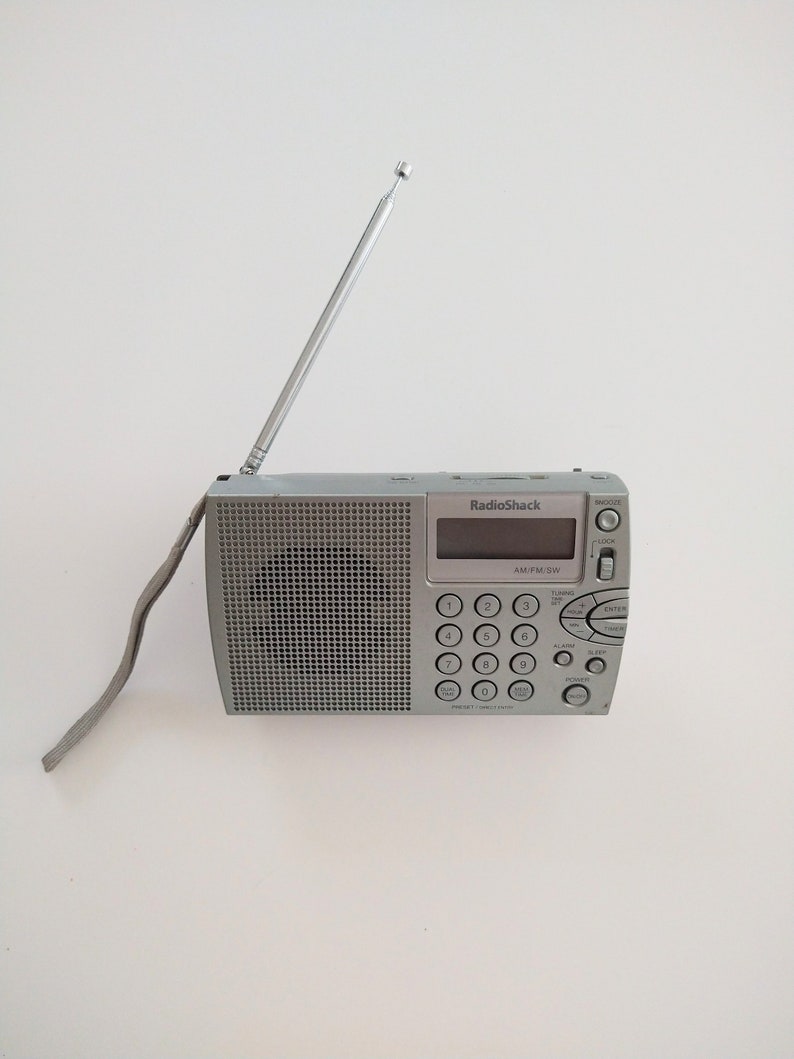 Vintage Radio Shack AM FM SW Radio 1990s - Etsy