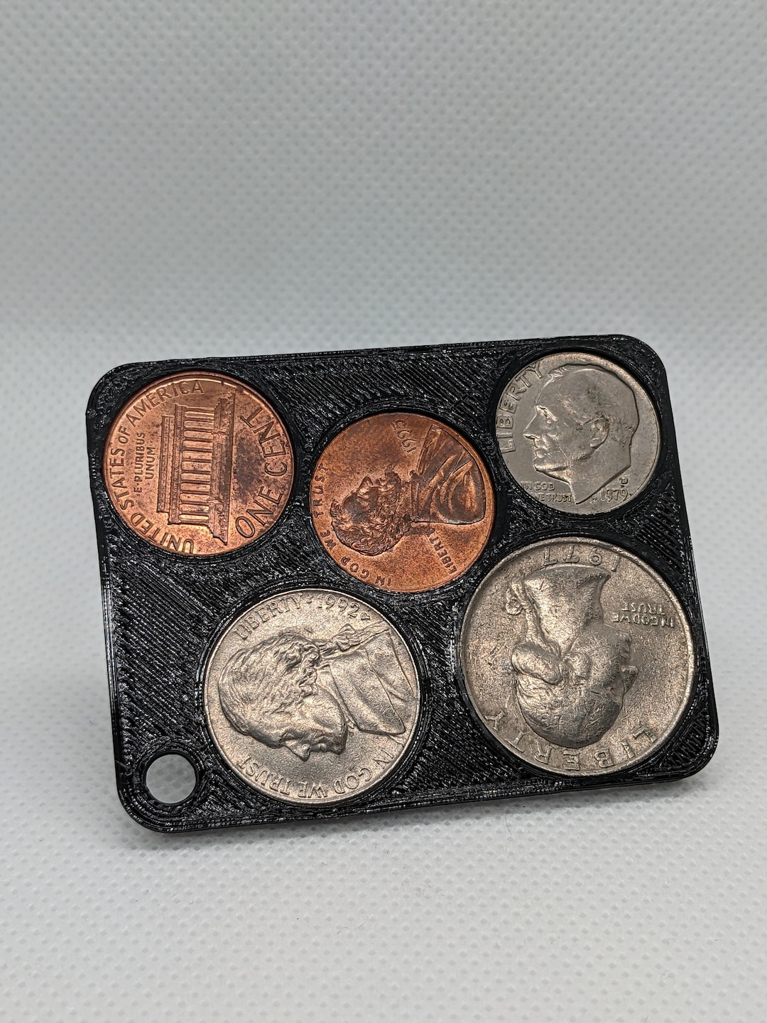 Small Coin Holder for Slim Wallet. Flexible Coin Purse. Quick and Easy ...