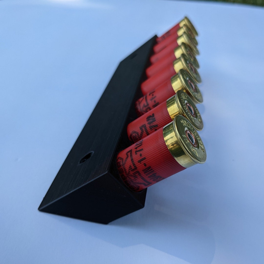 12 Gauge Shotgun Shell Holder, 3d Printed, Holds Eight Shells. Good for ...