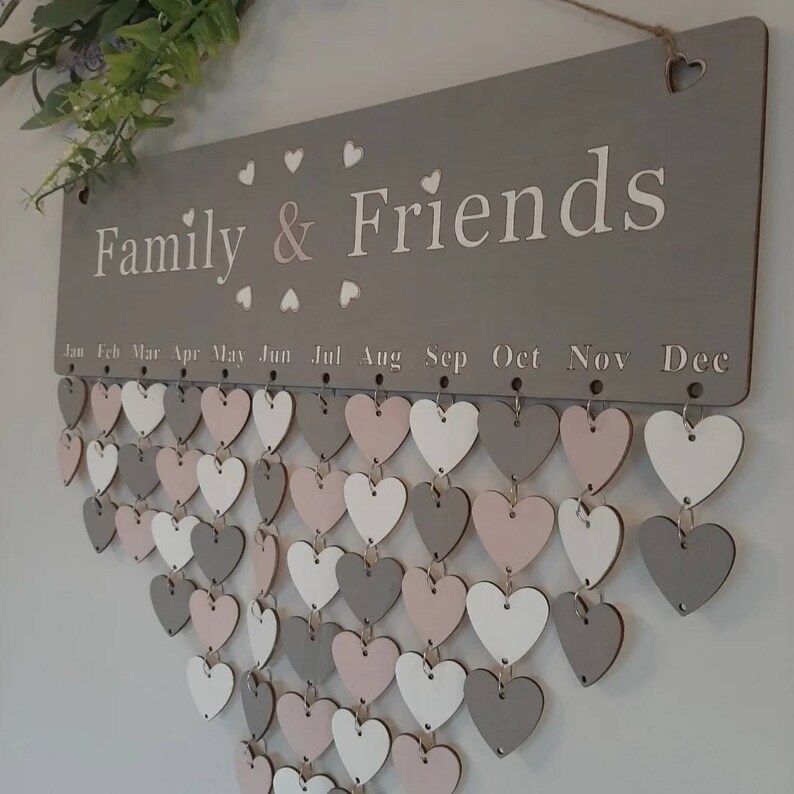 Personalised Birthday Reminder Board Dates to Remember Board - Etsy