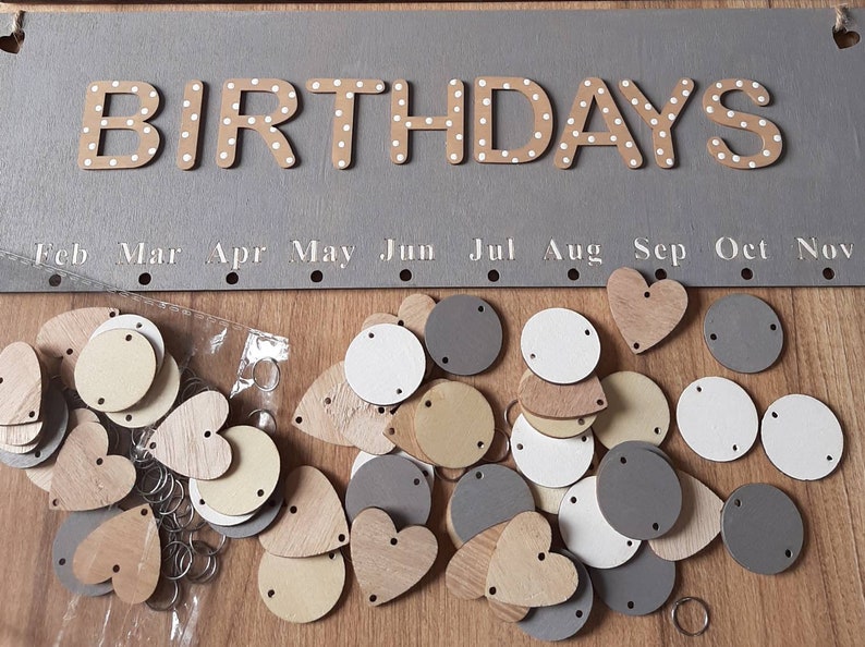 Personalised Birthday Reminder Board Dates to Remember Board - Etsy