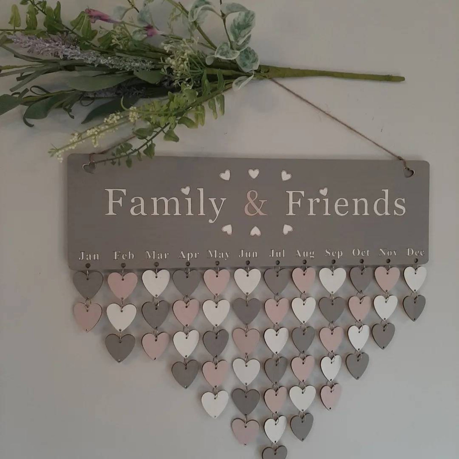 Personalised Birthday Reminder Board Dates to Remember Board - Etsy