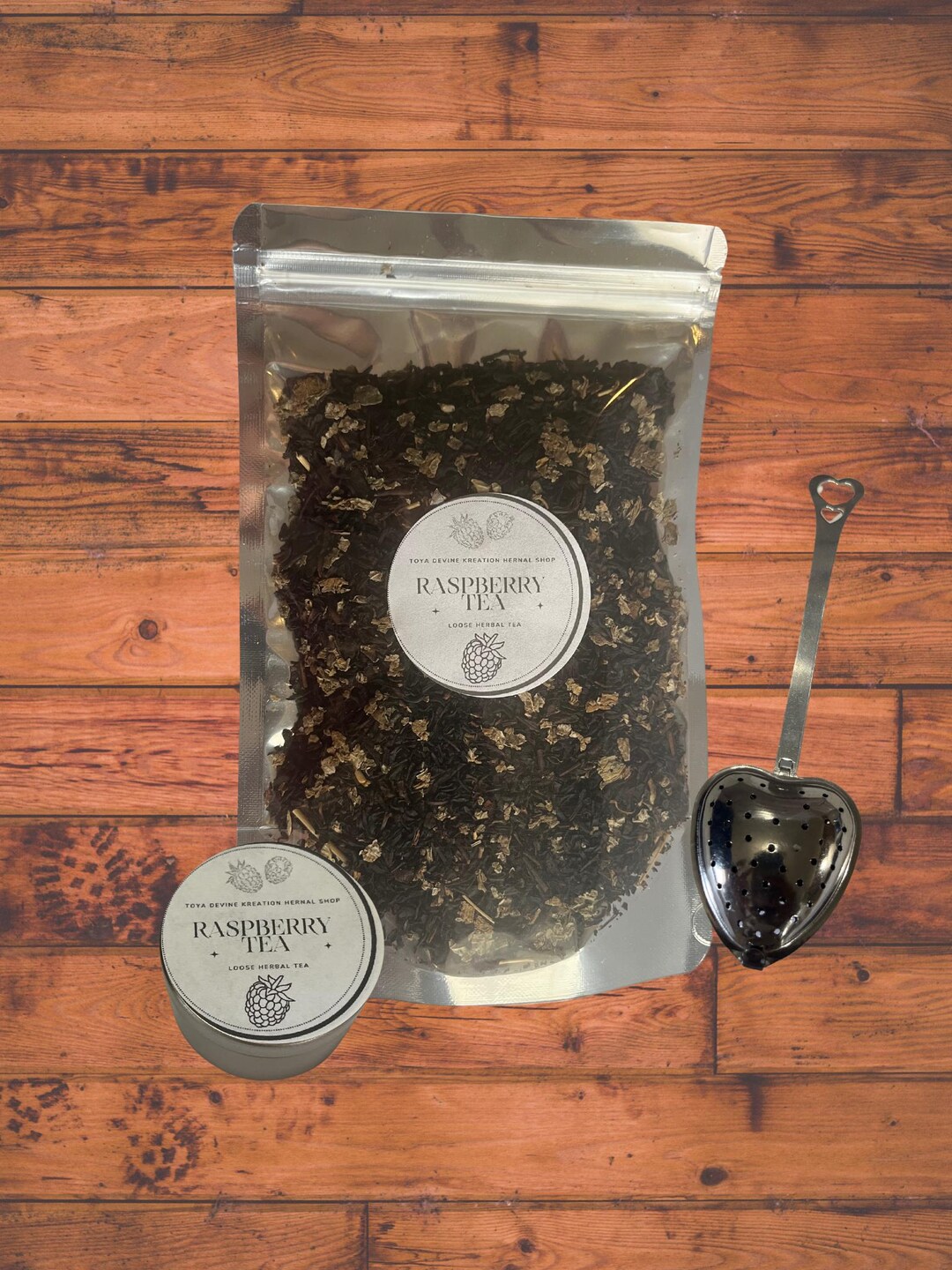 Raspberry Loose Blend Tea 2.7 Oz - Etsy
