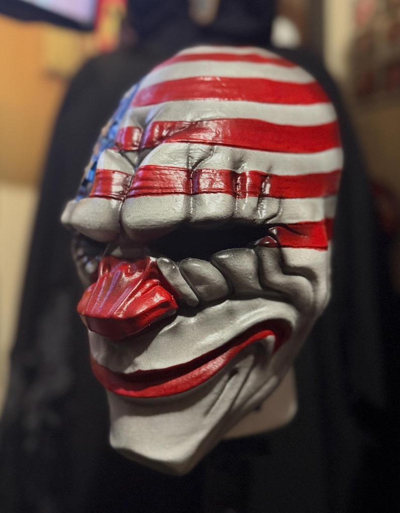 Custom Payday 2 dallas Replica Heist Mask - Etsy