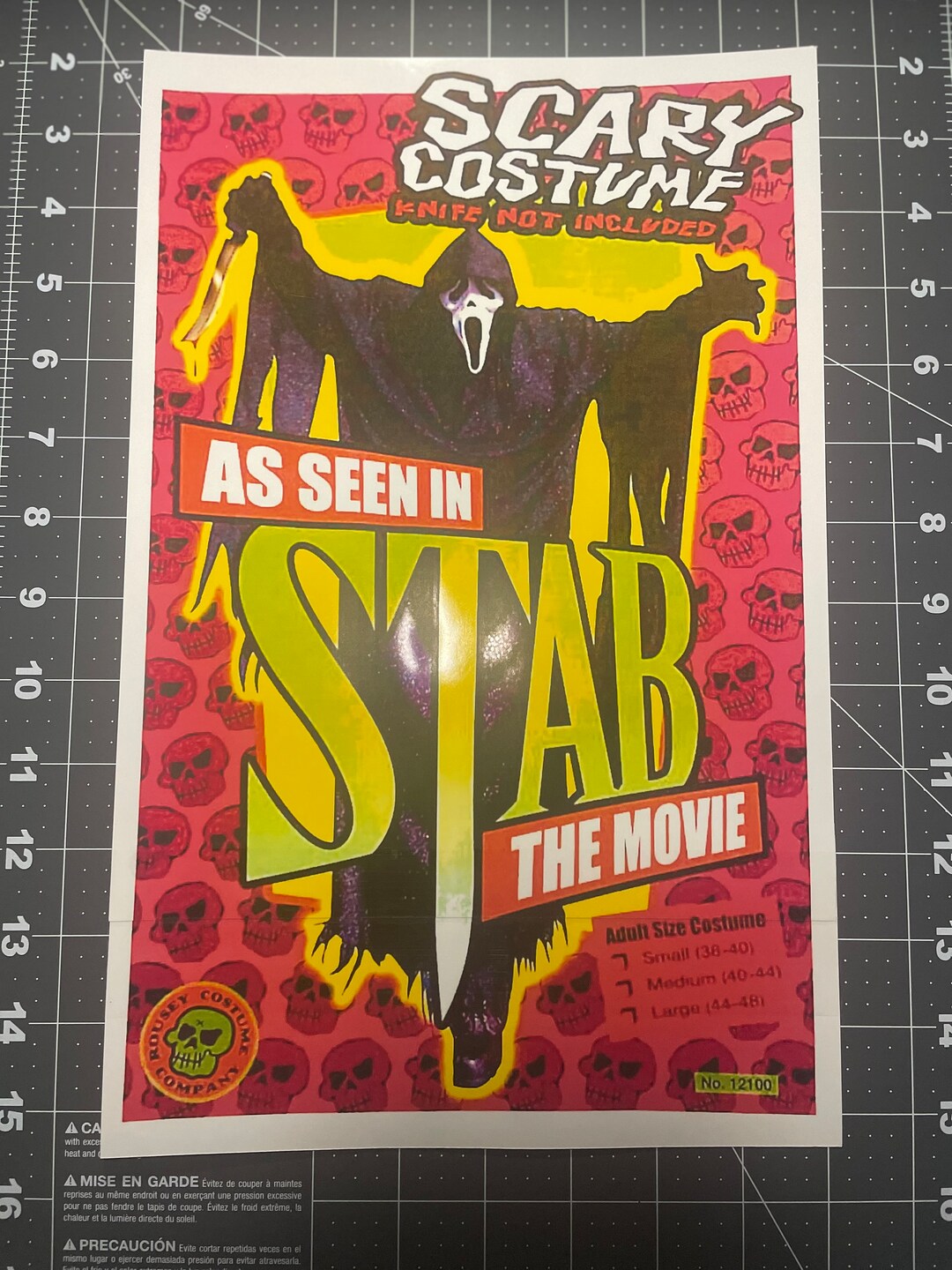 Custom Scream 2 STAB Replica Poster - Etsy