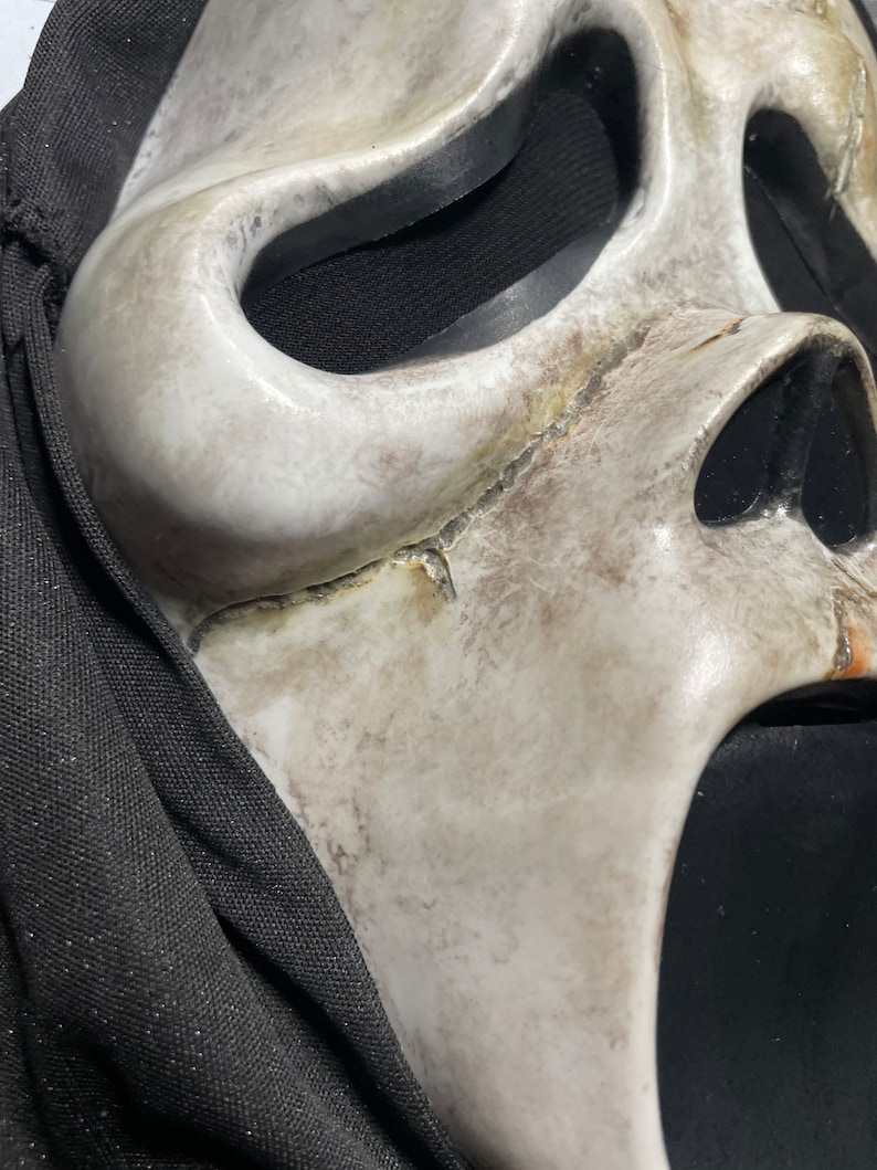 Custom Scream 6 stu Macher Ghostface Mask With Zipper - Etsy UK