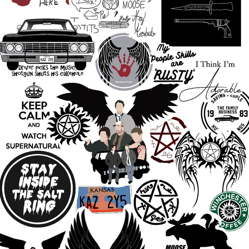 Supernatural Decal - Etsy