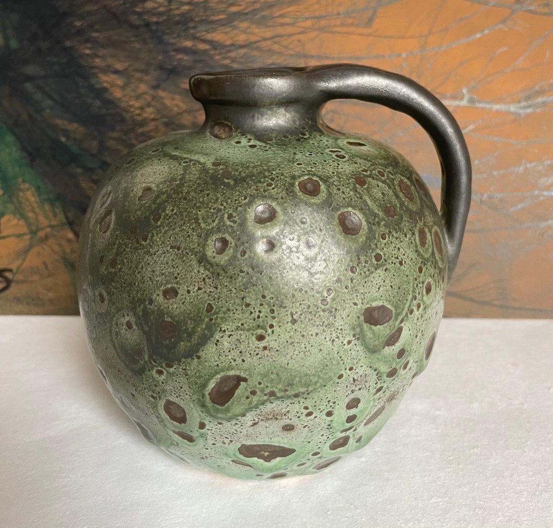 Mid Century Ceramic Vase Pottery Lower Rod German Pottery - Etsy