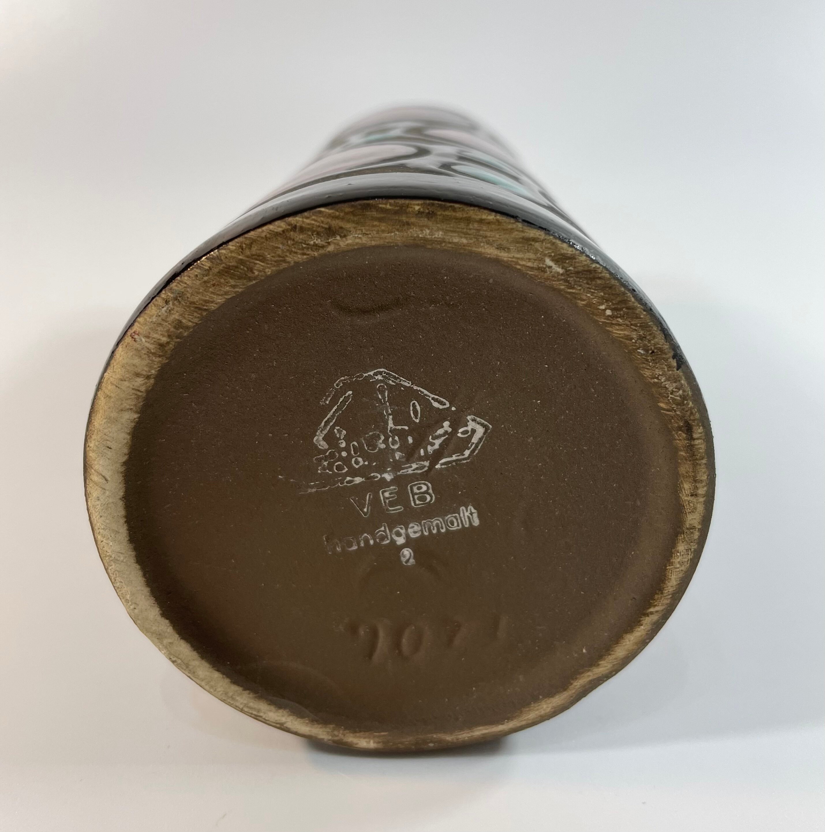 Mid Century Ceramic Vase Strehla German Pottery - Etsy