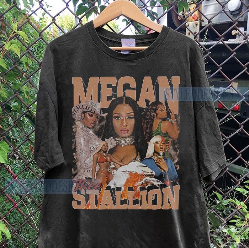 Megan Thee Stallion, Megan Thee Stallion Rap Tee, Vintage Shirt Band ...