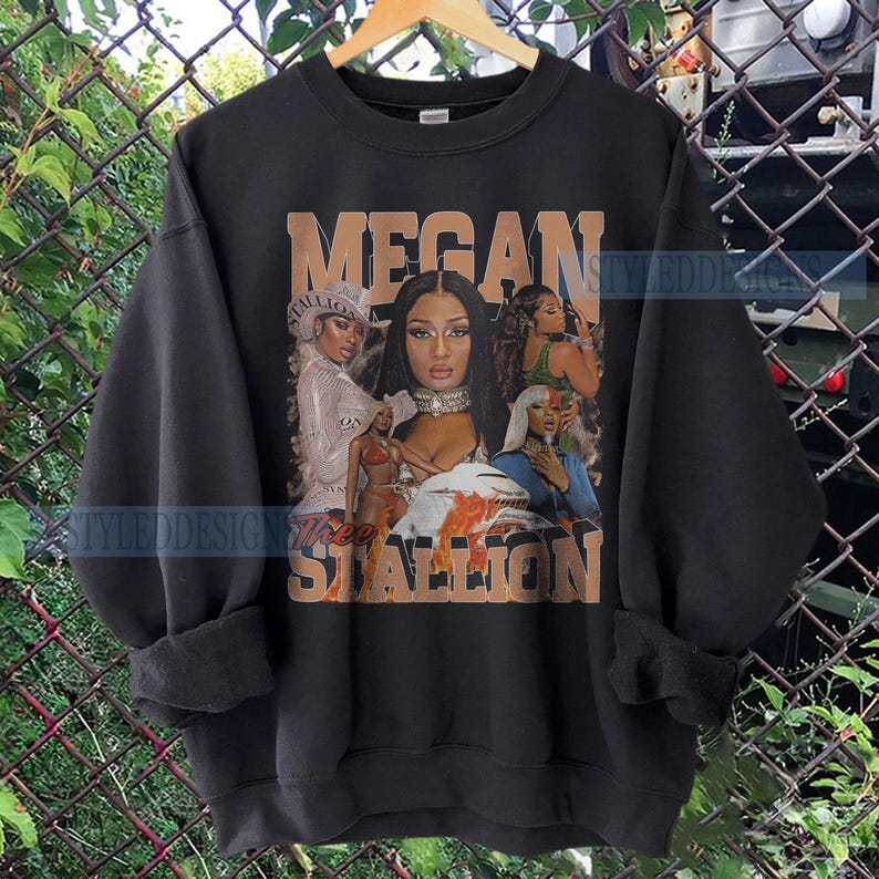 Megan Thee Stallion, Megan Thee Stallion Rap Tee, Vintage Shirt Band ...