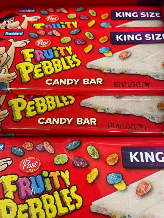 Fruity Pebbles King Size Candy Bar Etsy