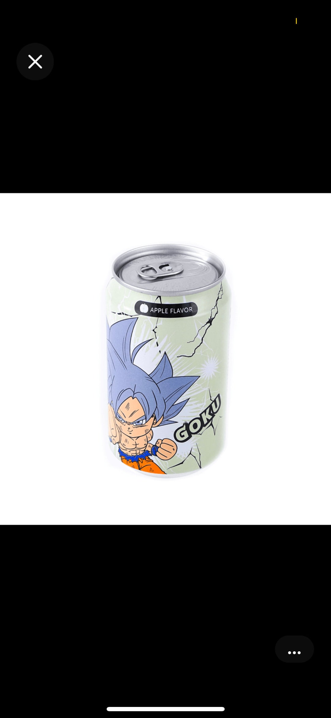 Ocean Bomb Dragon Ball Z Super Saiyan Goku Apple Flavor Sparkling Water ...