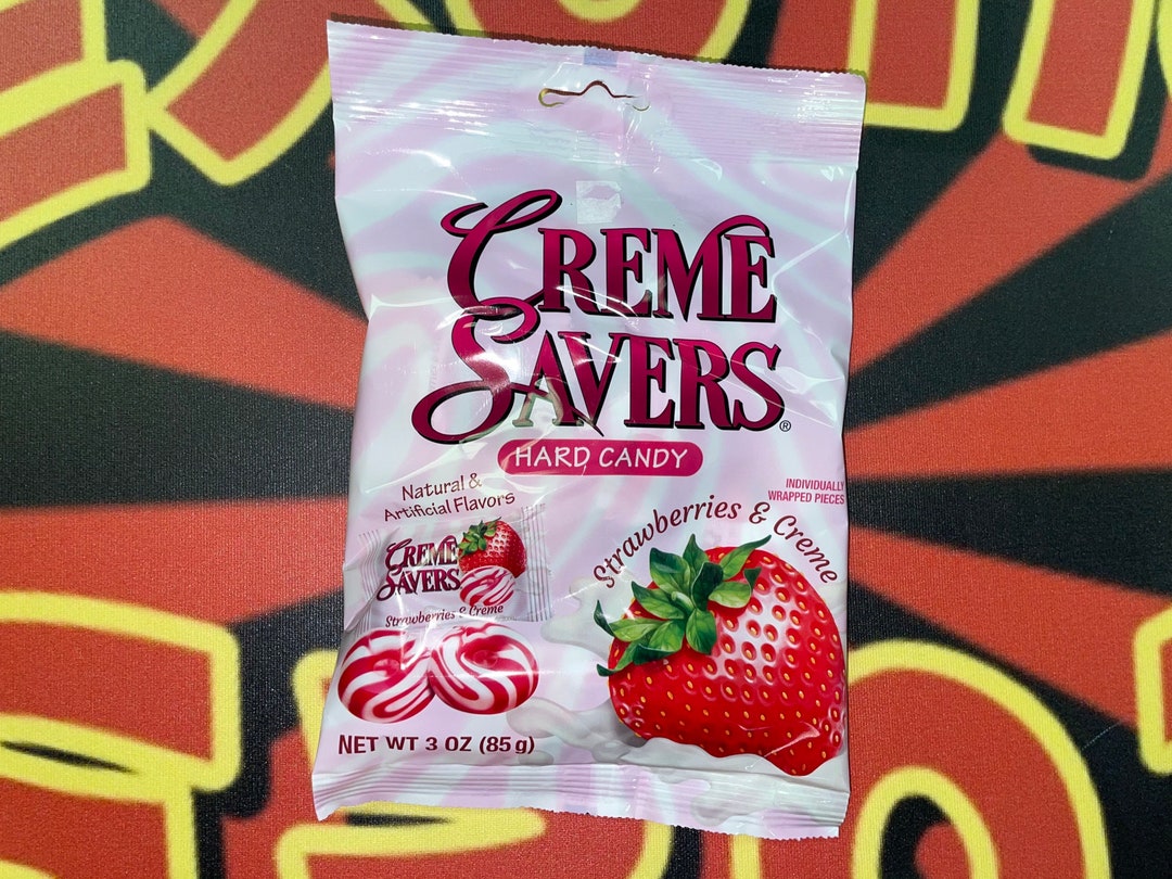 Creme Savers Strawberries & Creme Hard Candy 85g - Etsy