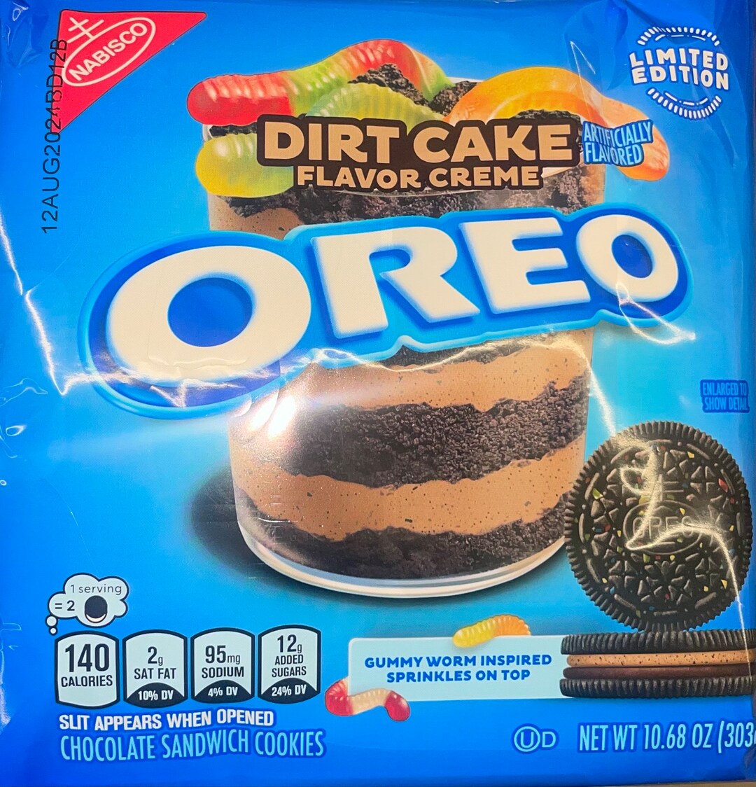 Oreo Dirt Cake Flavor Creme Cookies - Etsy Canada