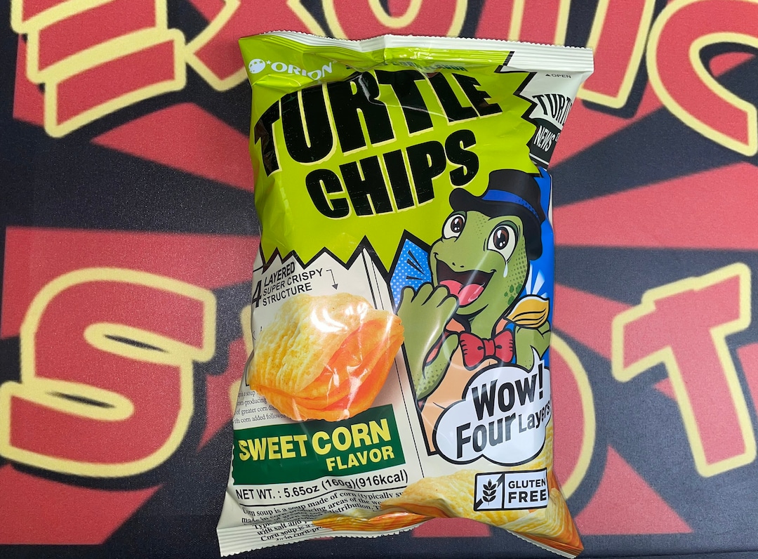 Turtle Chips Sweet Corn Flavor Four Layers - Etsy