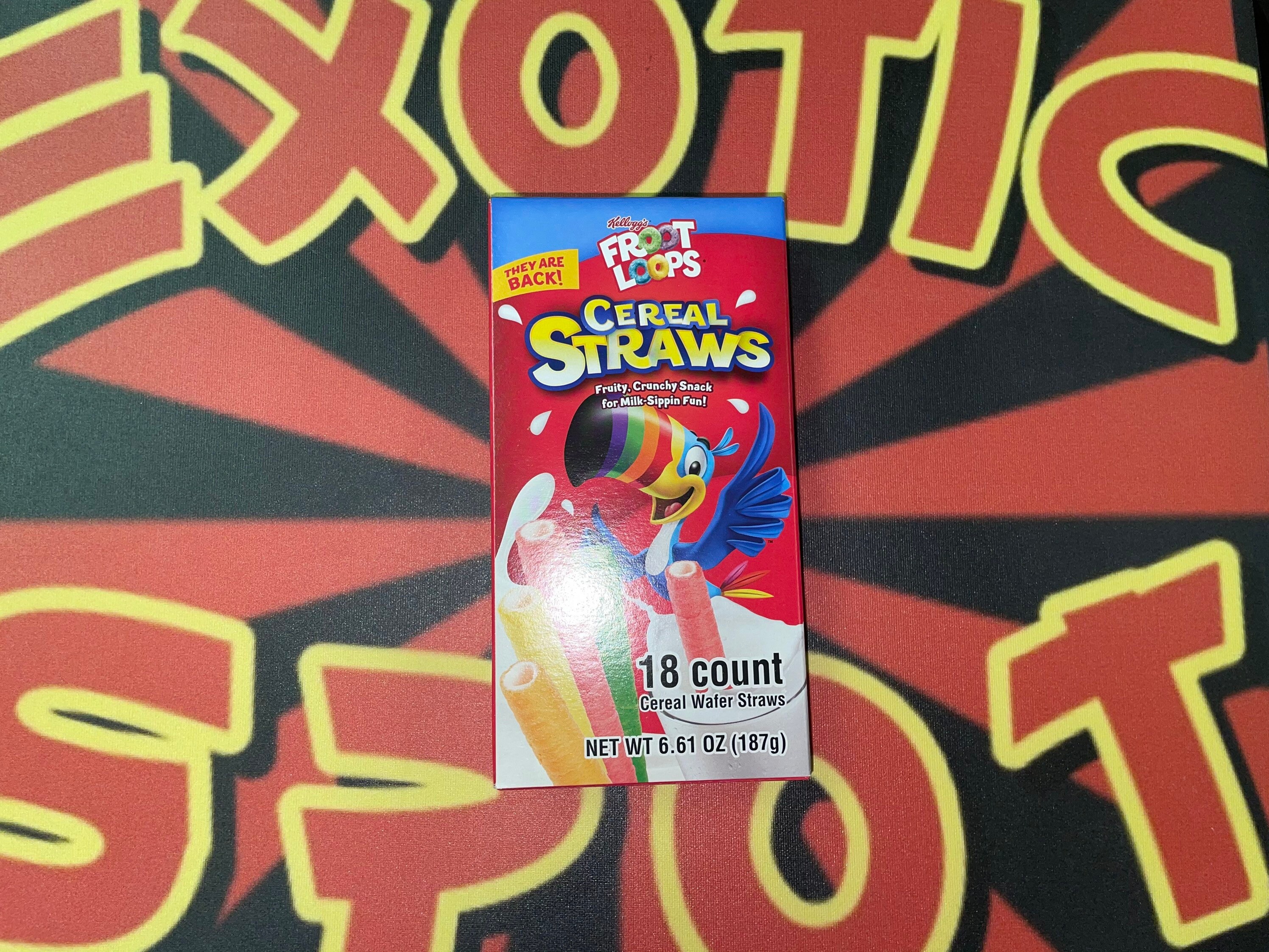 Kelloggs Froot Loops Cereal Straws