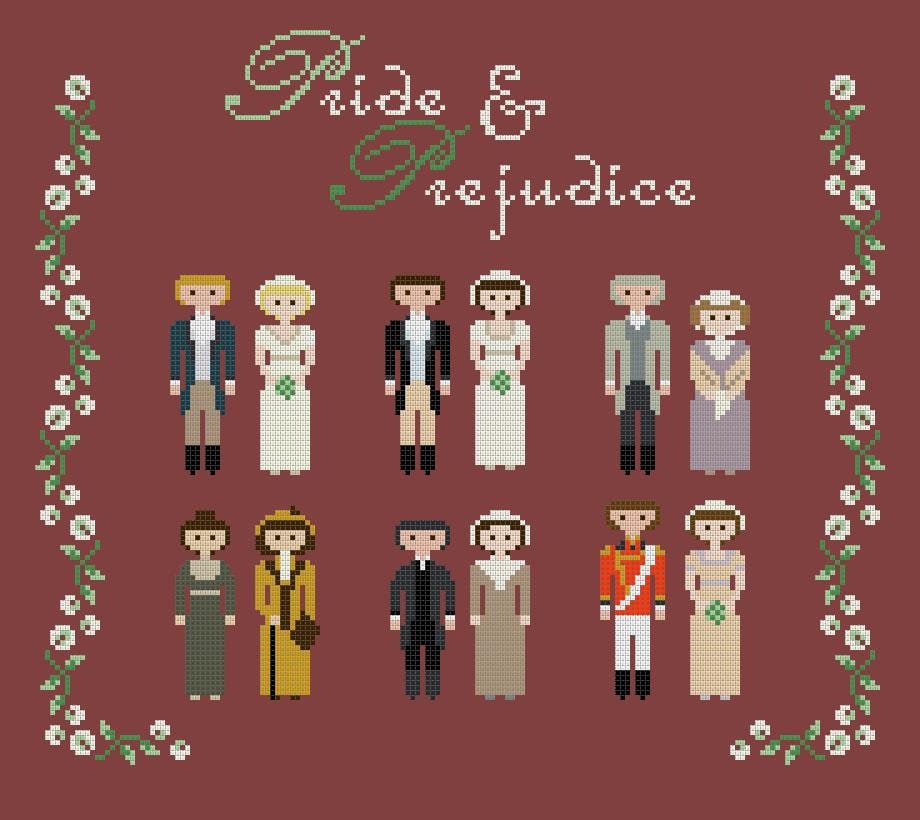 Lizzie and Mr. Darcy, From Pride and Prejudice Jane Austen PDF Digital ...