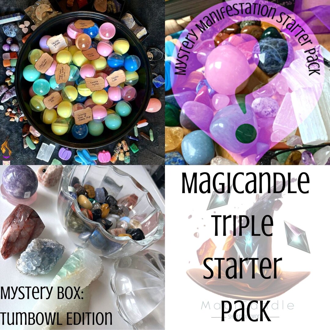Crystal Starter Pack Magicandle Triple Starter Pack - Etsy