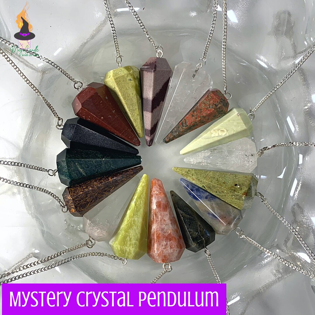Mystery Crystal Pendulum for Divination Let the Universe - Etsy