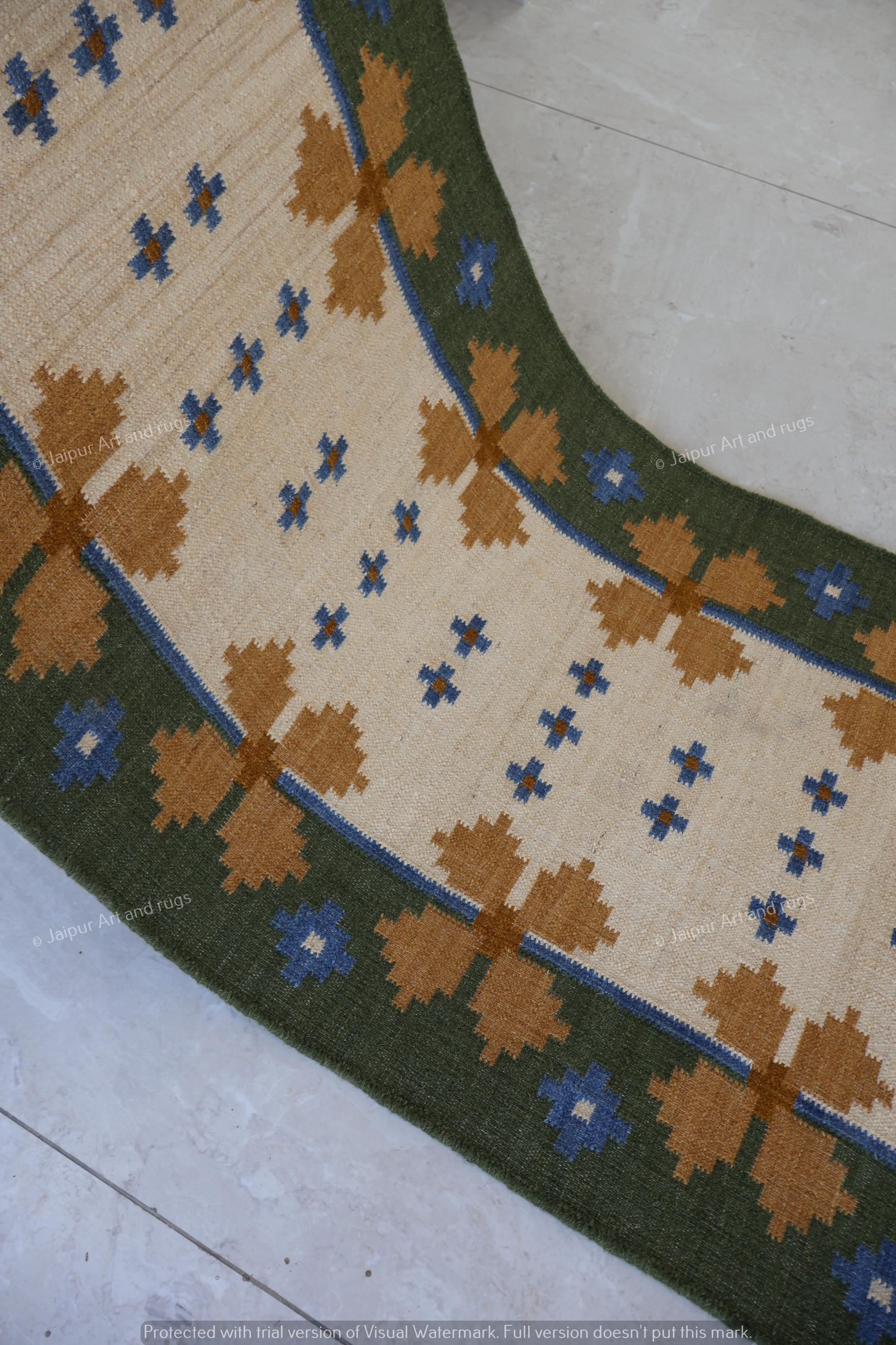 Staircase Runner Rug | Earthy Tones | Swedish-inspired Premium Wool ...