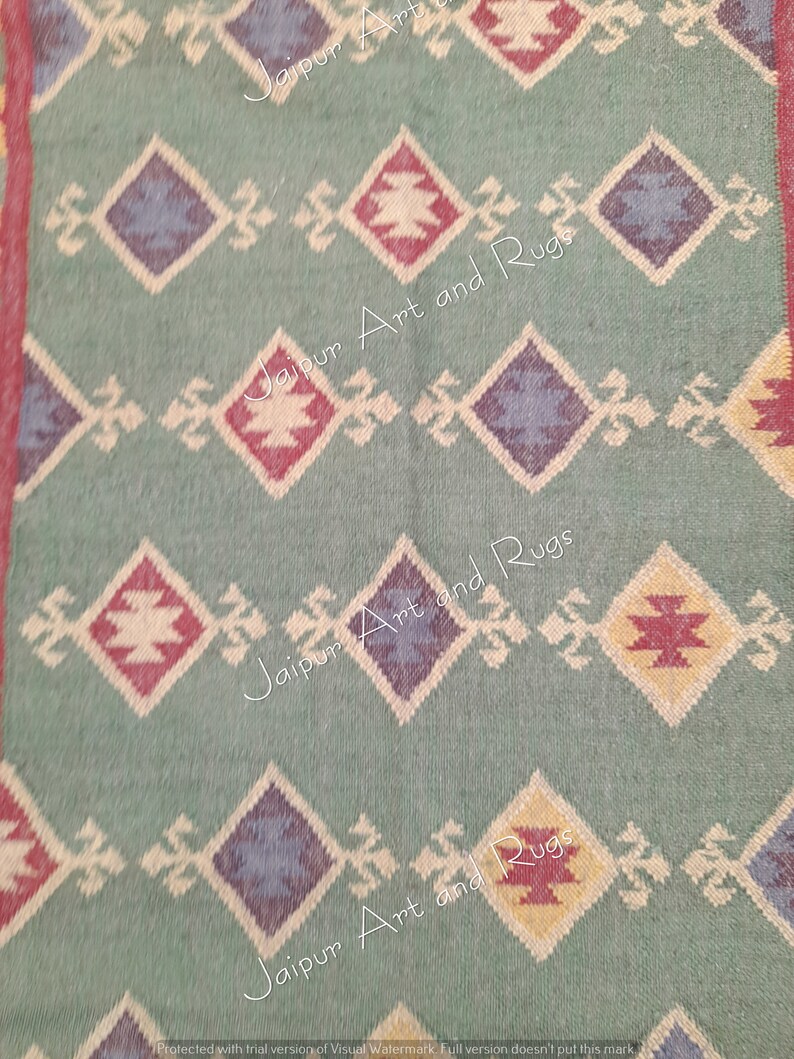 Handmade Wool Jute Rug Navajo Kilim Rug Aztec Rug Accent - Etsy