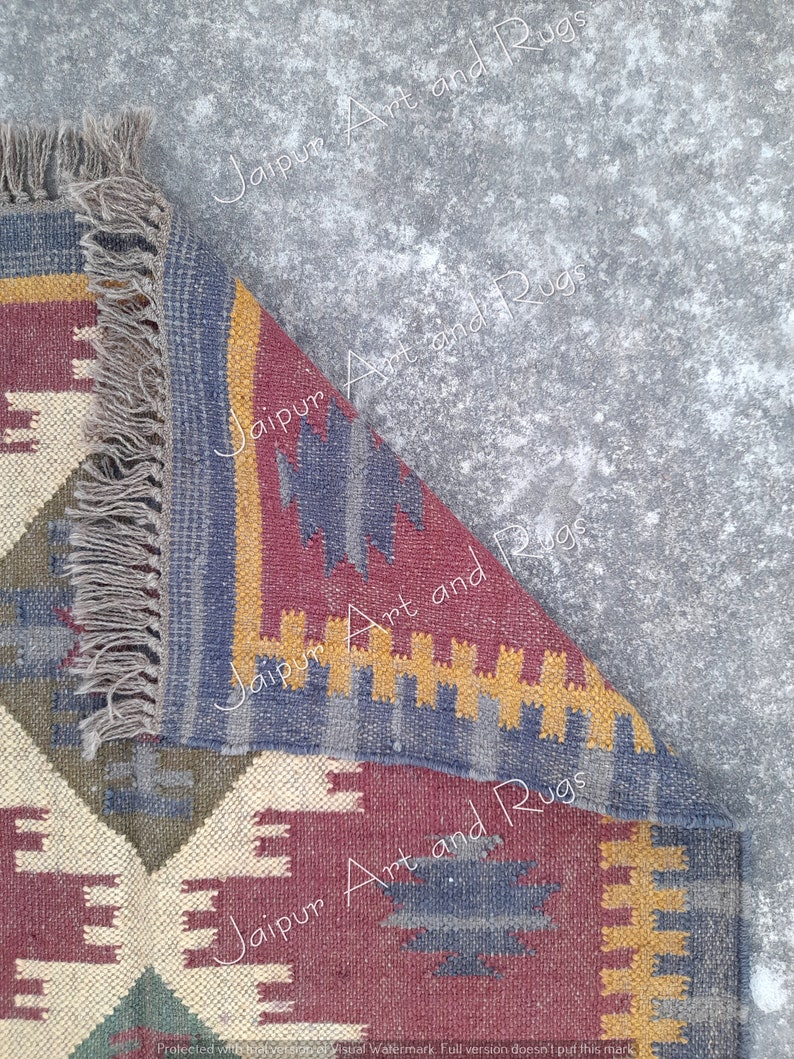 Wool Jute Rugnavajo Kilim Rugaccent Rug Outdoor Rug - Etsy