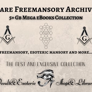 Freemasonry Rare Giant E-book Collection, Occult Books, Esoteric Books ...