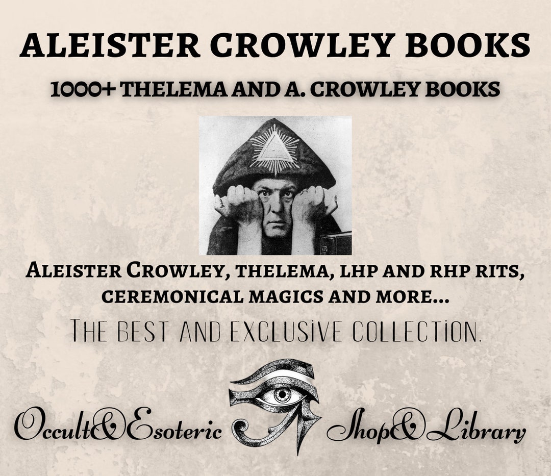 1000+ Aleister Crowley Thelema Books - Occult Books, Occult Ebooks Rare ...