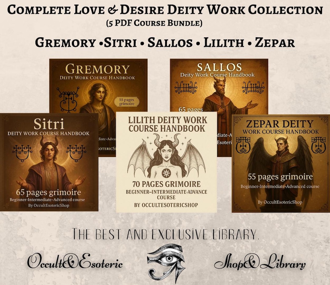 Complete Love & Desire Demon Deity Work Bundle (5 PDF) | Lilith Sitri ...