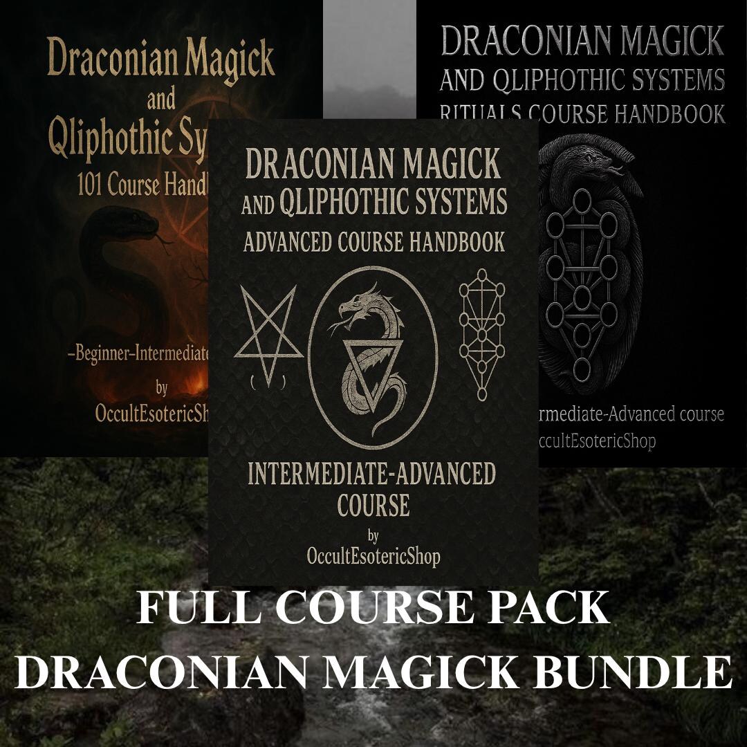 Draconian Magick Qliphothic Systems 3-book PDF Bundle | Tiamat Chaos ...