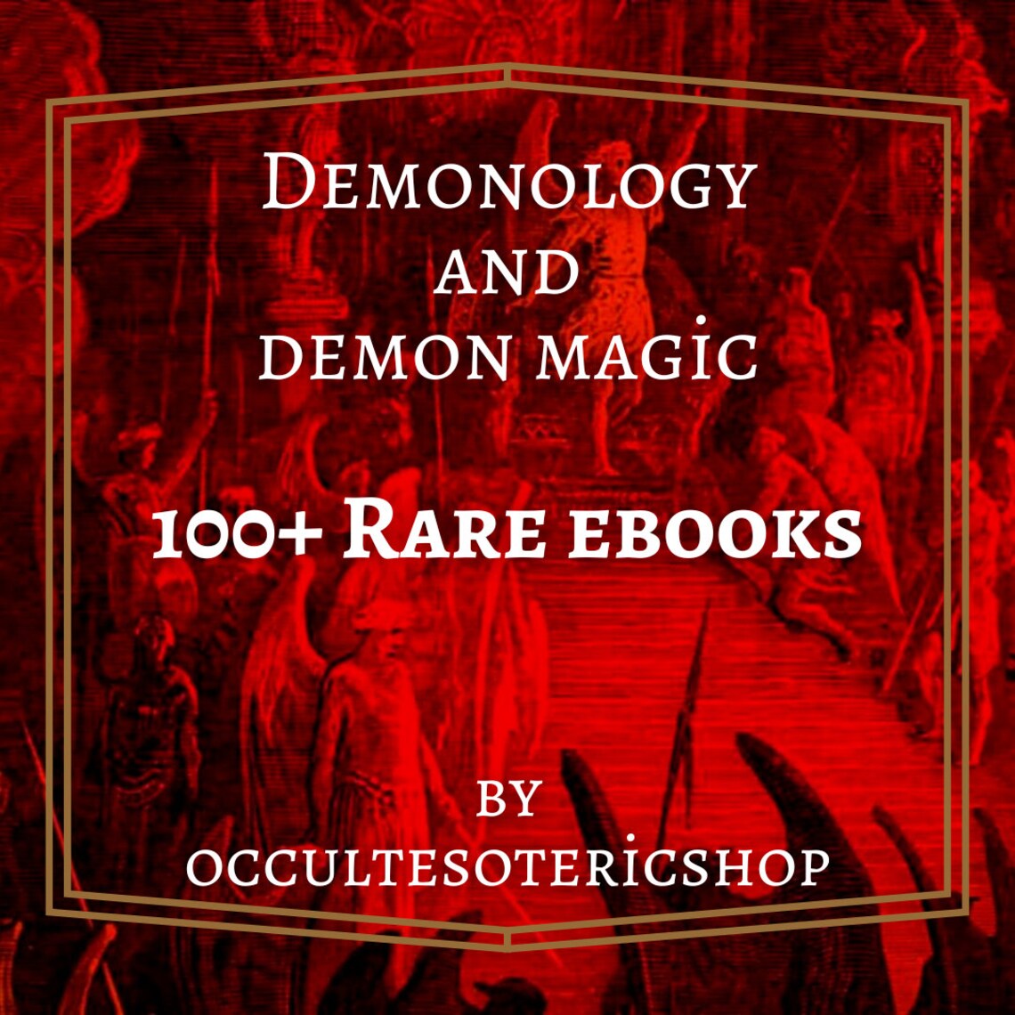 100 Demon Magic E-book Collection Demonology and Demonic - Etsy
