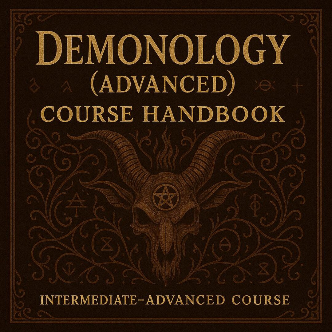 Advanced Demonology Course Handbook Book | Left-hand Path, Goetia ...