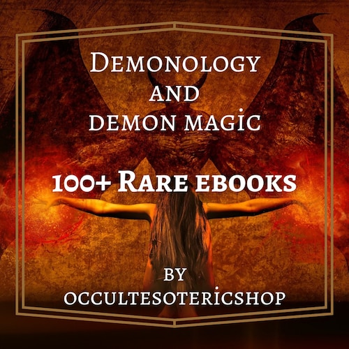 100 Demon Magic E-book Collection Demonology and Demonic - Etsy
