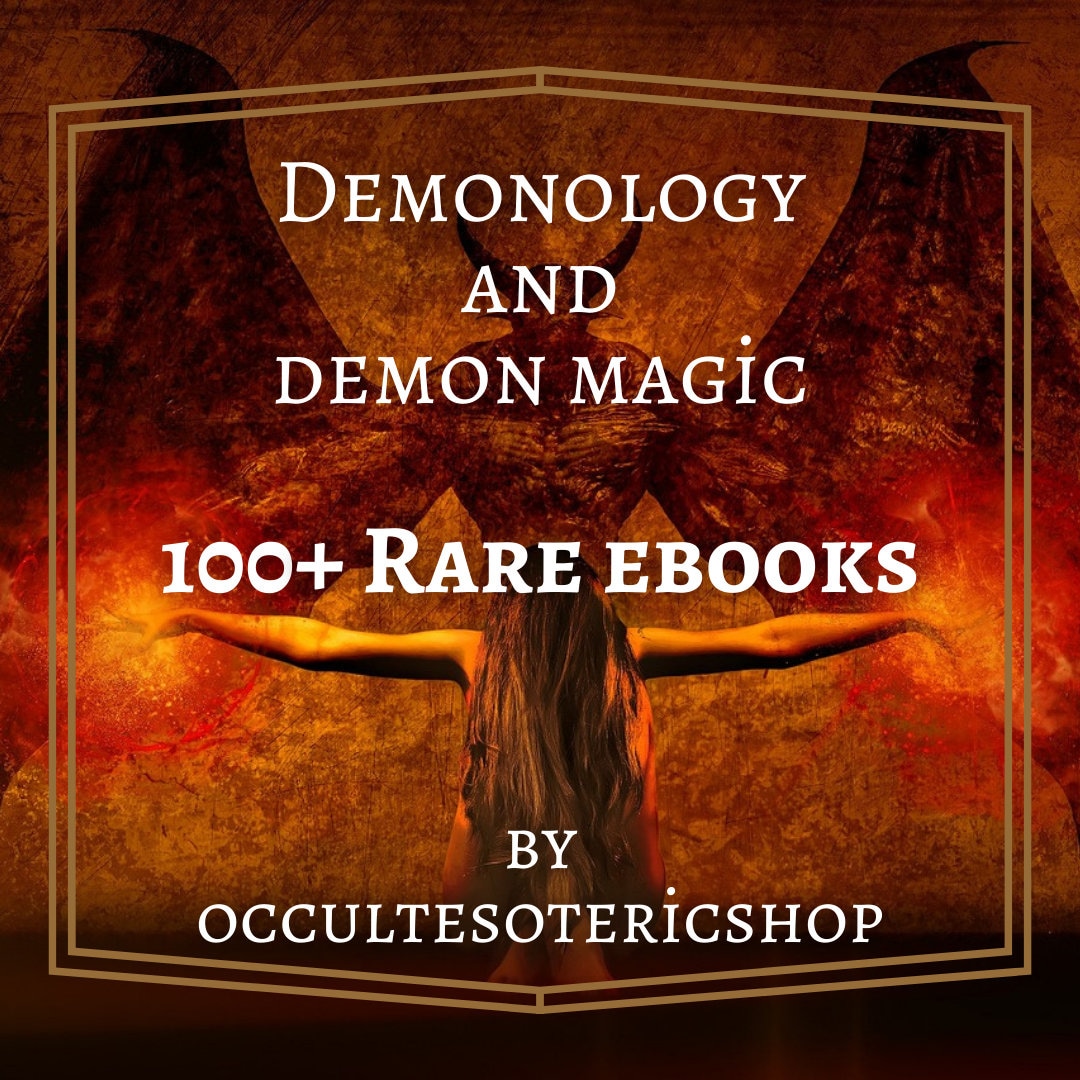 100 Demon Magic E-book Collection Demonology and Demonic Magick Occult ...