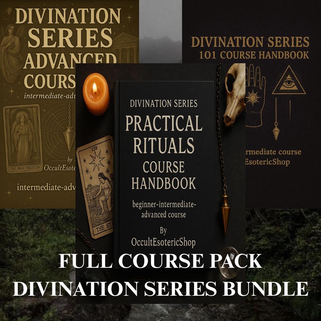 Divination Series FULL Course Pack | Tarot, Runes & Pendulum Rites ...