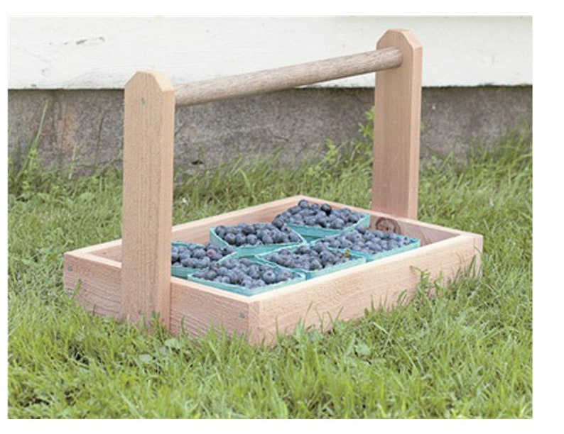 Berry Box PLANS Easy DIY - Garden Produce Box Build Plans Garden ...