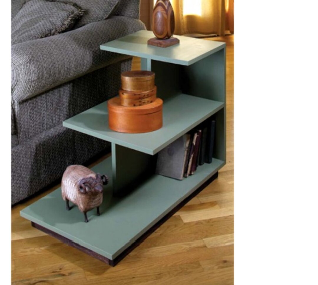 Side Table PLANS - DIY End Table Sofa Table Woodcraft Plans Joinery ...