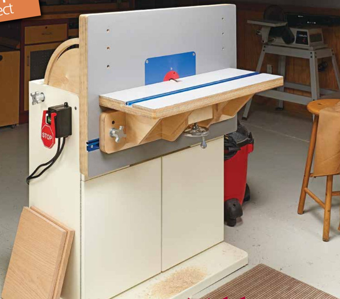 Router Table PLANS - Combination Router Table Mortising Jig Add-on ...