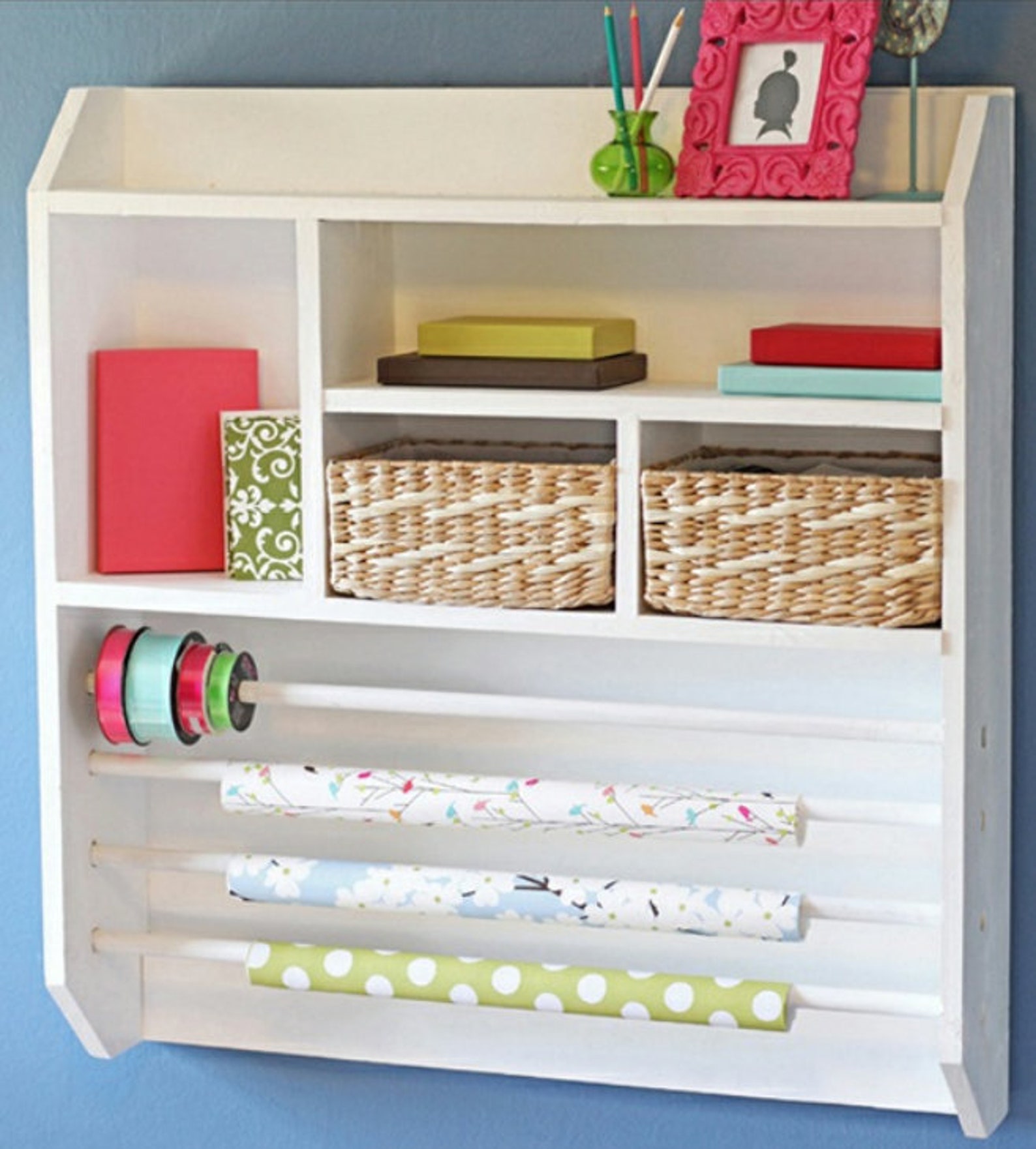 Craft Room Organizer Plans/craft Rack Plans/ribbon Holder - Etsy