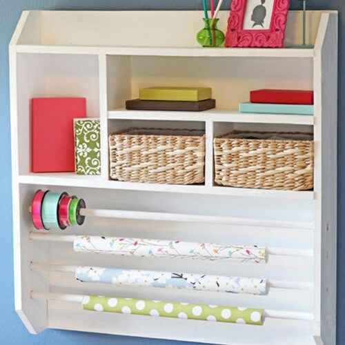 Craft Room Organizer Plans/craft Rack Plans/ribbon Holder - Etsy