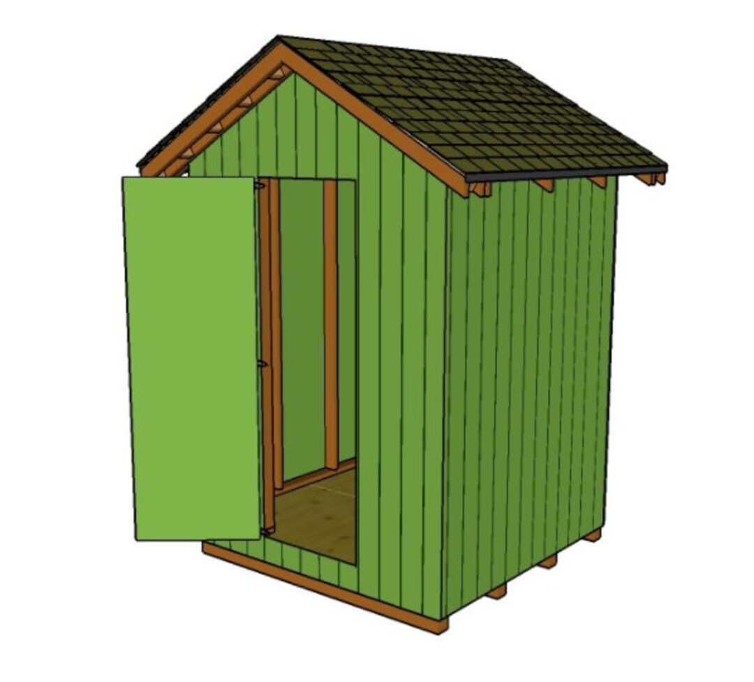 Easy 6x6 SHED PLANS - Garden Shed Diy How to Tutorial Woodcraft Plans ...