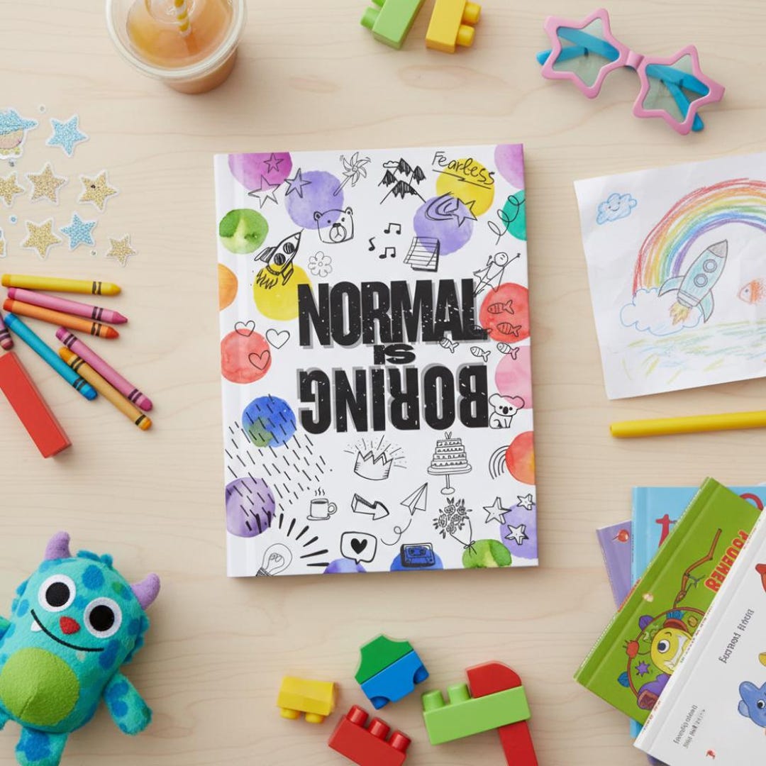 Normal is Boring Hardcover Journal | Unique Gift for Teenager or ...