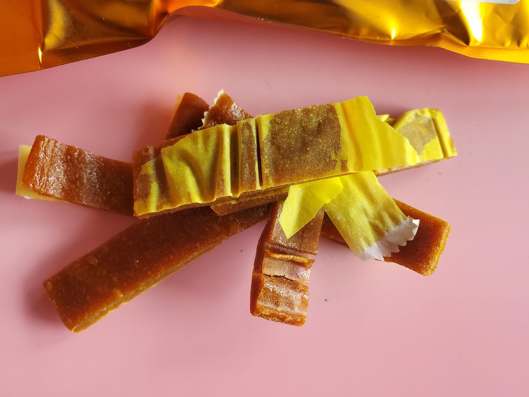 Ginger Turmeric Fruit Strips Gummy Strips Fruit Leather Fruit Rolls ...