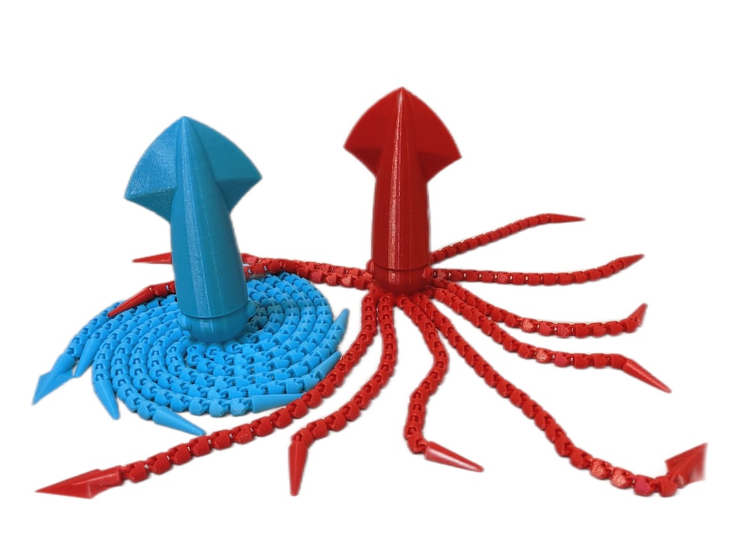 Flexible Giant Squid | Desk Toy | Stress Relief - Etsy Australia