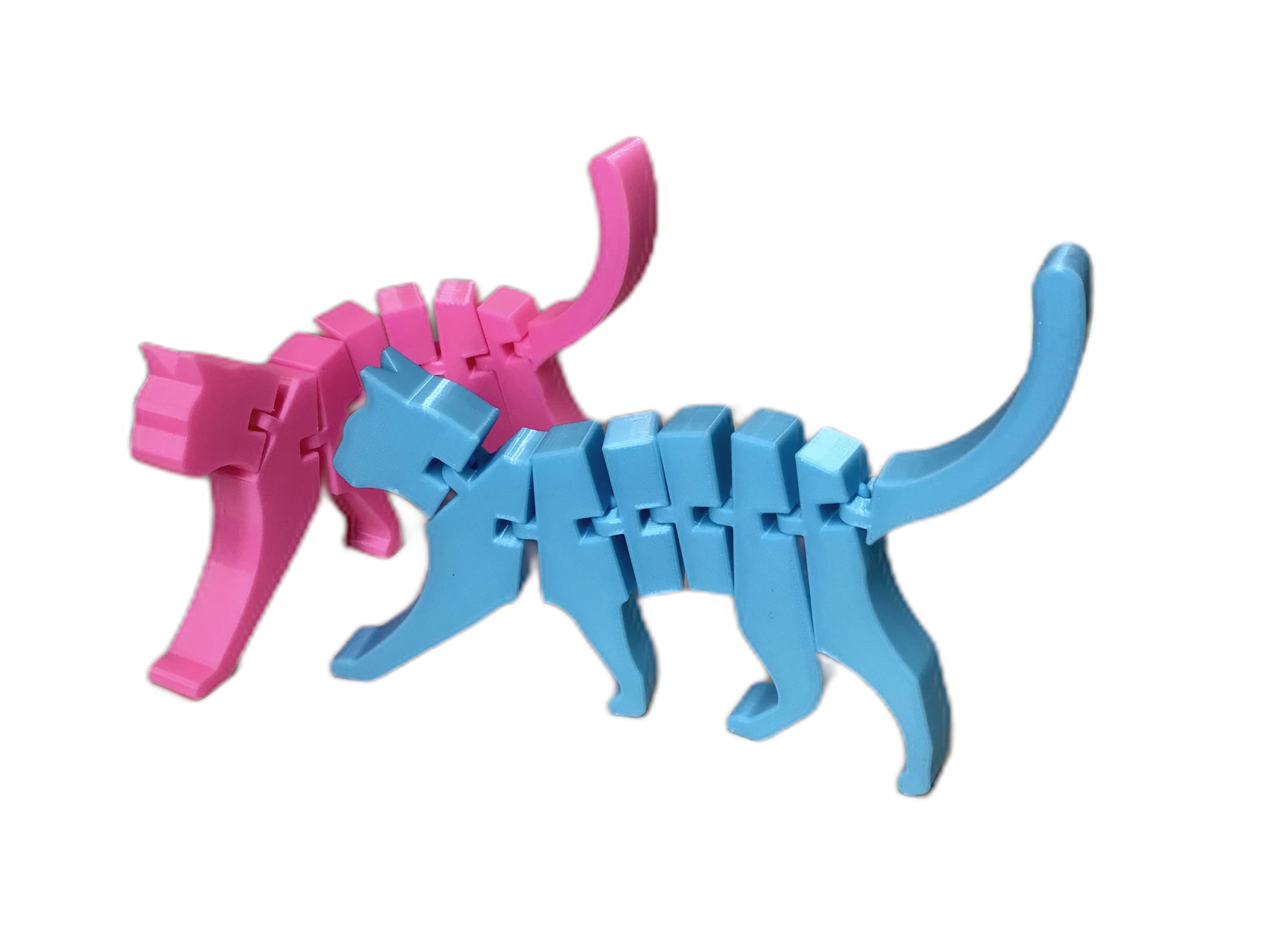 Flexi Cat Fidget Toy: Flexible Desk Toy, Glow in the Dark - Etsy