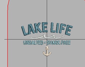 Lake Life Applique Design Embroidery Patterns Machine - Etsy