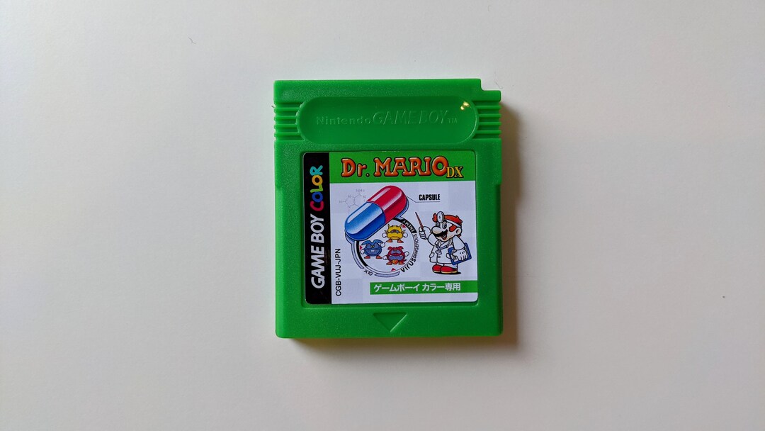 Dr. Mario DX for Gameboy Color and Analogue Pocket (v2.1, Japanese Label) - Etsy