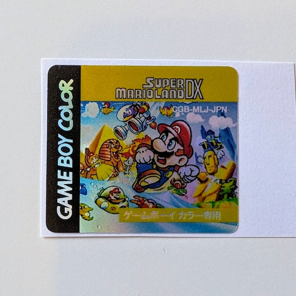 Gameboy Super Mario Land Color - Etsy